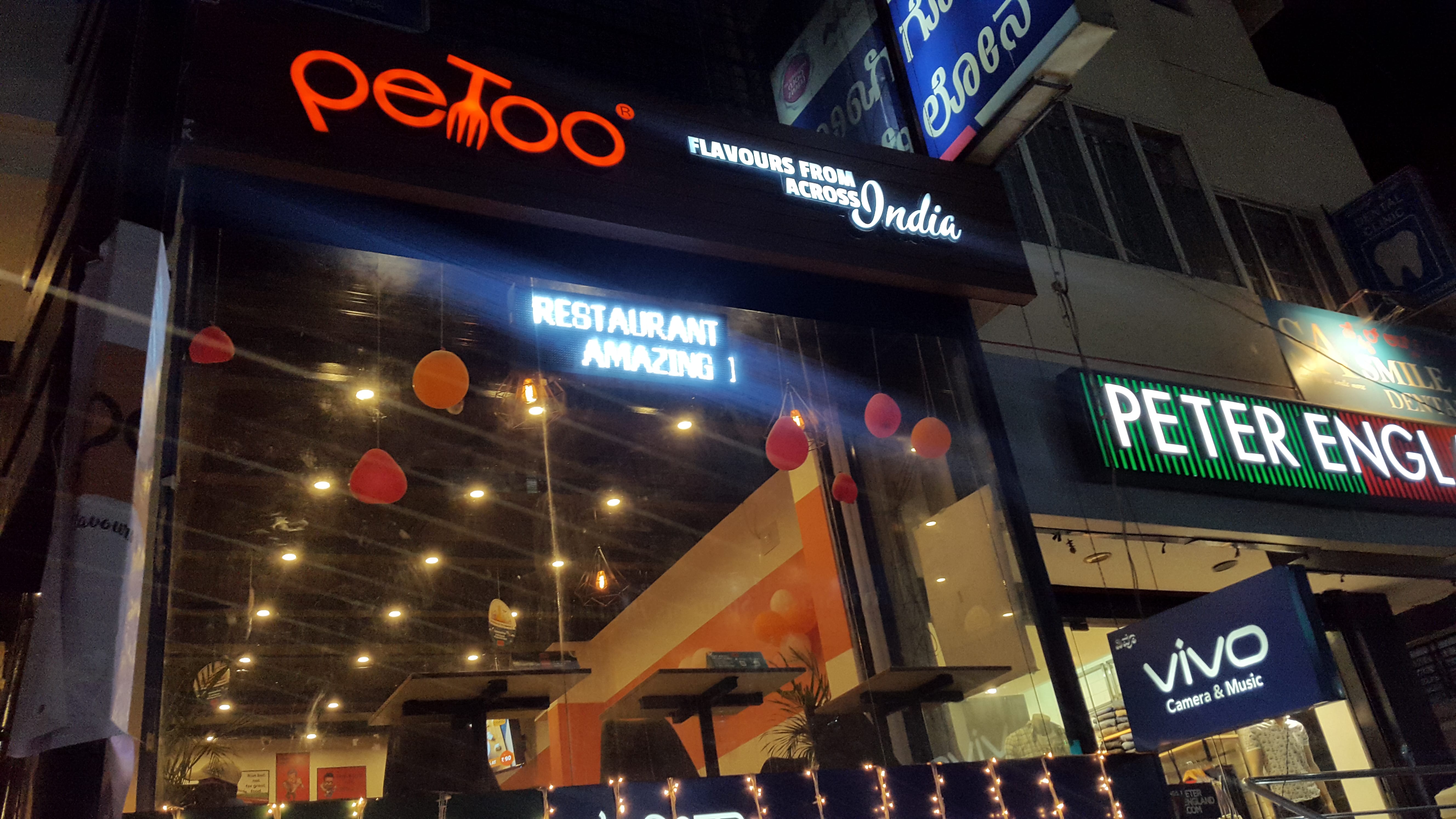 Petoo Outlet for Sale in Bangalore (A Qsr Restaurant Franchise)